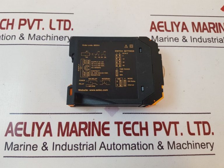 Selec 800xa Din Rail Timer - Aeliya Marine
