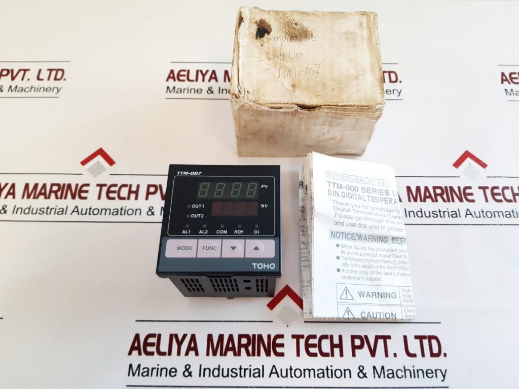 TOHO ELECTRONICS TTM-007-R-A-Z134 DIGITAL TEMPERATURE CONTROLLER ...