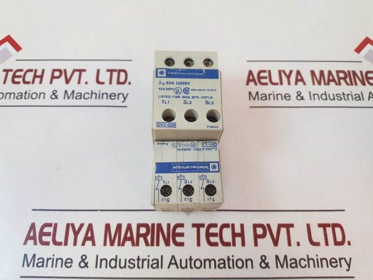 Telemecanique Gv2-g05 Terminal Block Gv1-l3 Circuit Block - Aeliya Marine