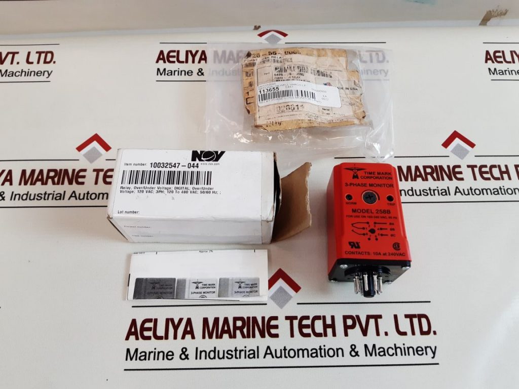 Time Mark 258b 3-phase Monitor Relay 120 Vac - Aeliya Marine