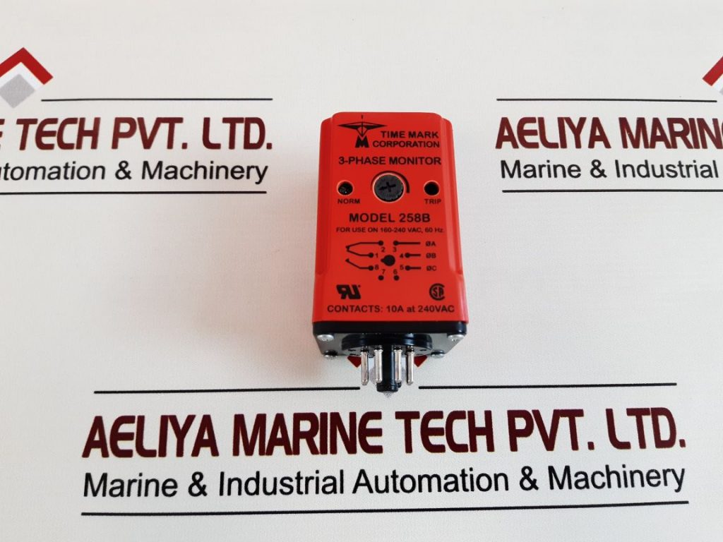 Time Mark 258b 3-phase Monitor Relay 120 Vac - Aeliya Marine