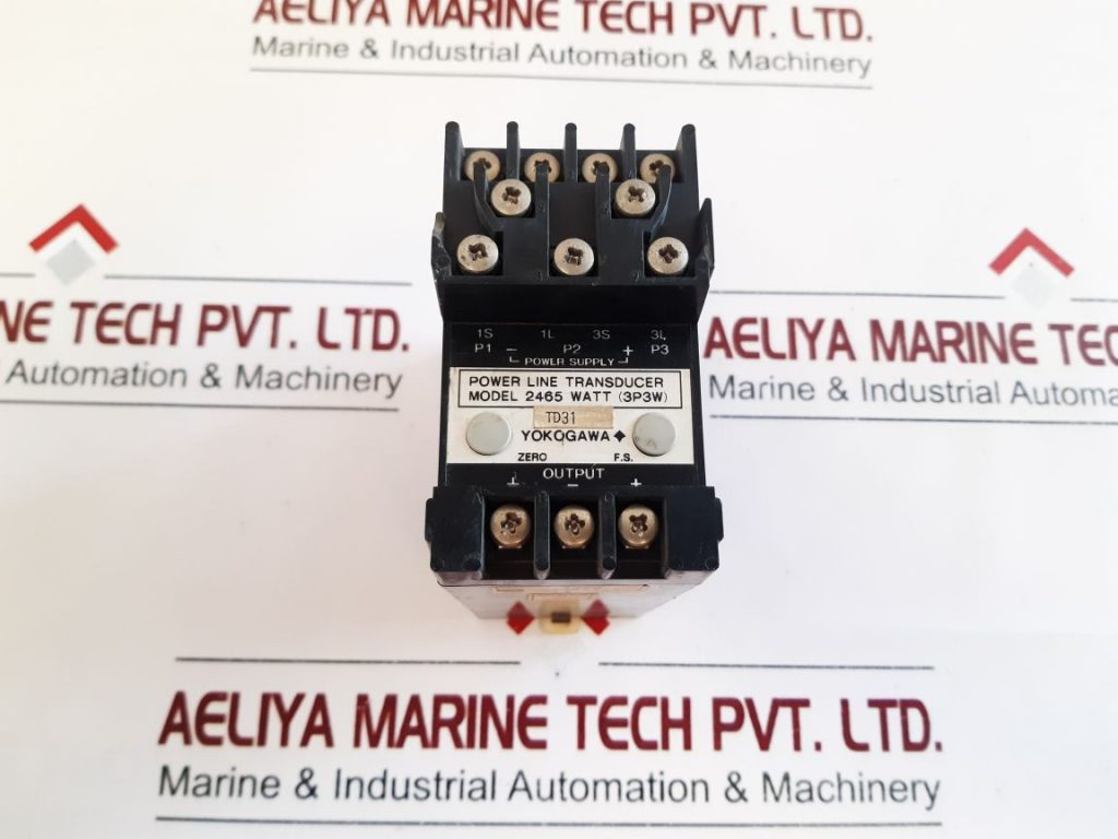YOKOGAWA 2465 WATT (3P3W) POWER LINE TRANSDUCER - Aeliya Marine