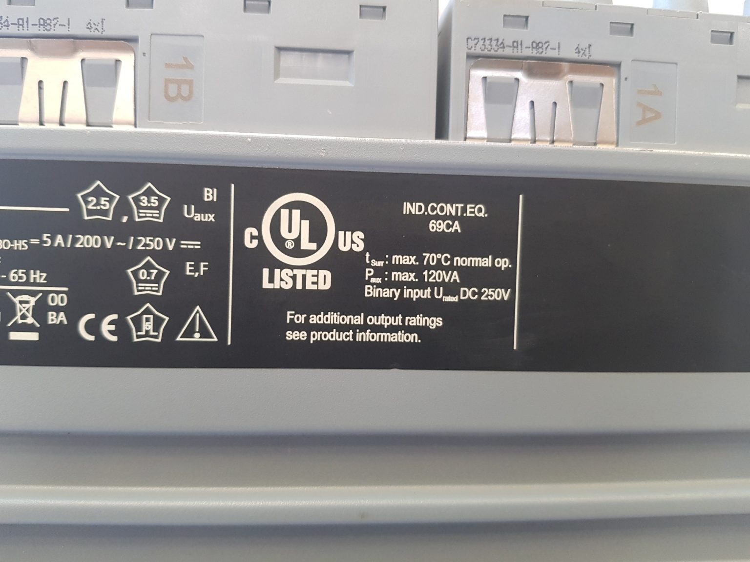 Siemens 7ut85 Siprotec Transformer Protection Relay - Aeliya Marine