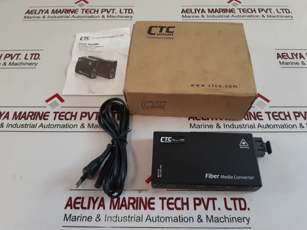 Ctc Union Fmc-10/100-sc002/ac Fiber Media Converter - Aeliya Marine