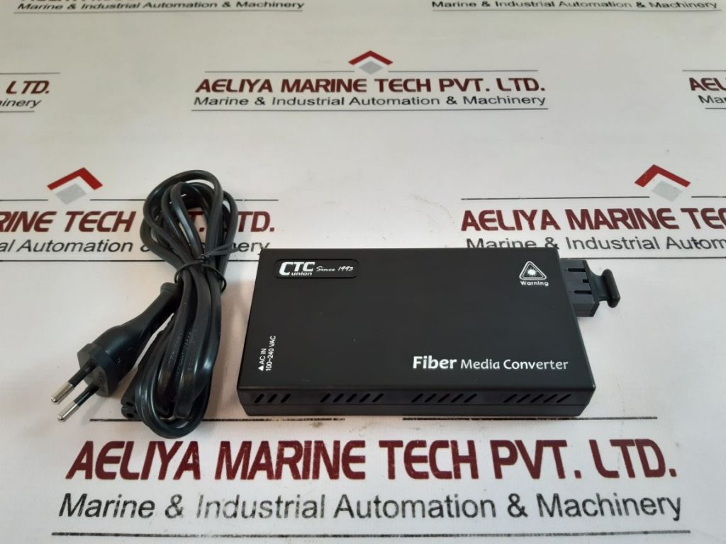 Ctc Union Fmc-10/100-sc002/ac Fiber Media Converter - Aeliya Marine