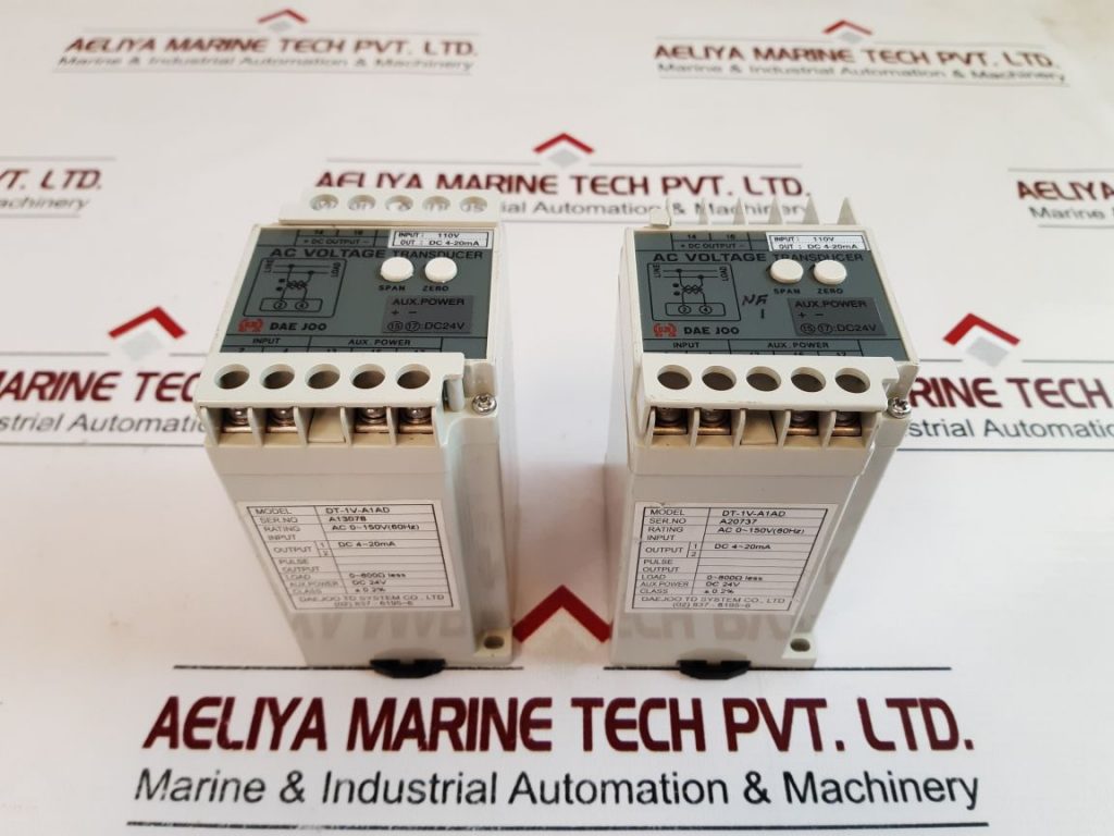 Dae Joo Dt-1v-a1ad Ac Voltage Transducer - Aeliya Marine