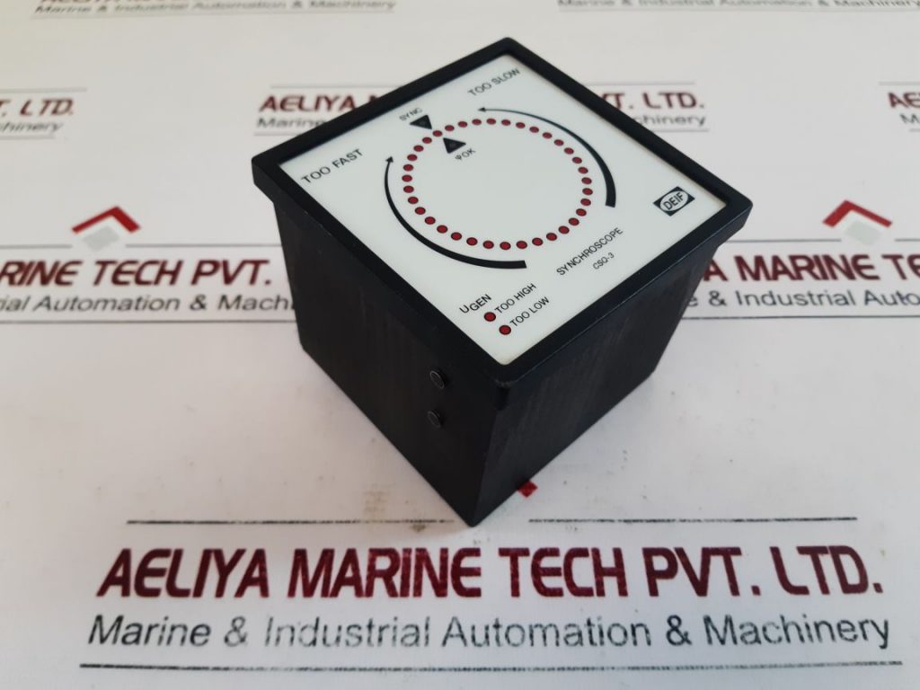 Deif Csq-3 Marine Synchroscope Relay - Aeliya Marine