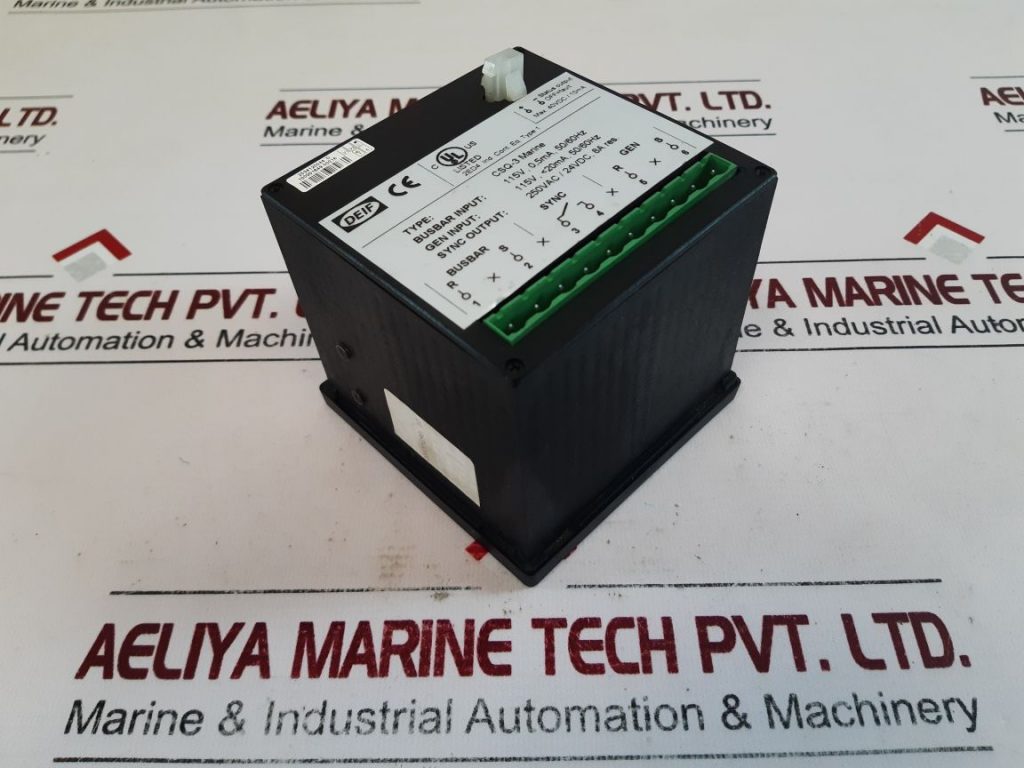 Deif Csq-3 Marine Synchroscope Relay - Aeliya Marine