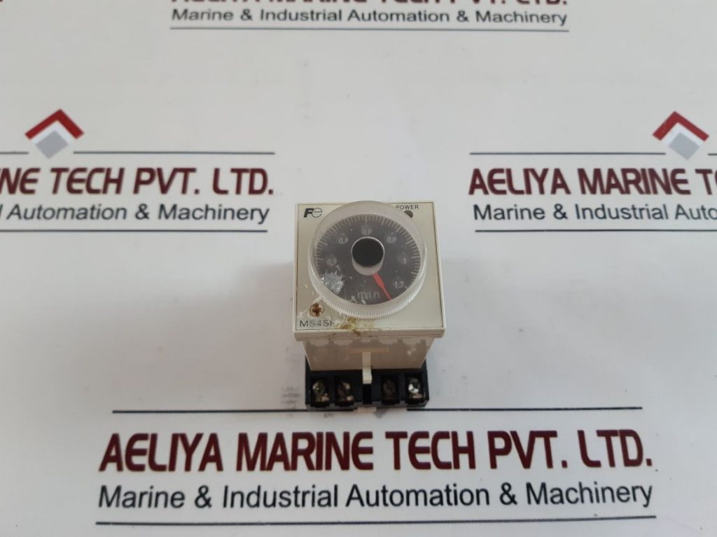 Fuji Electric Ms4sf-ap1n Super Timer With Base 0 To 1.2 Min - Aeliya Marine