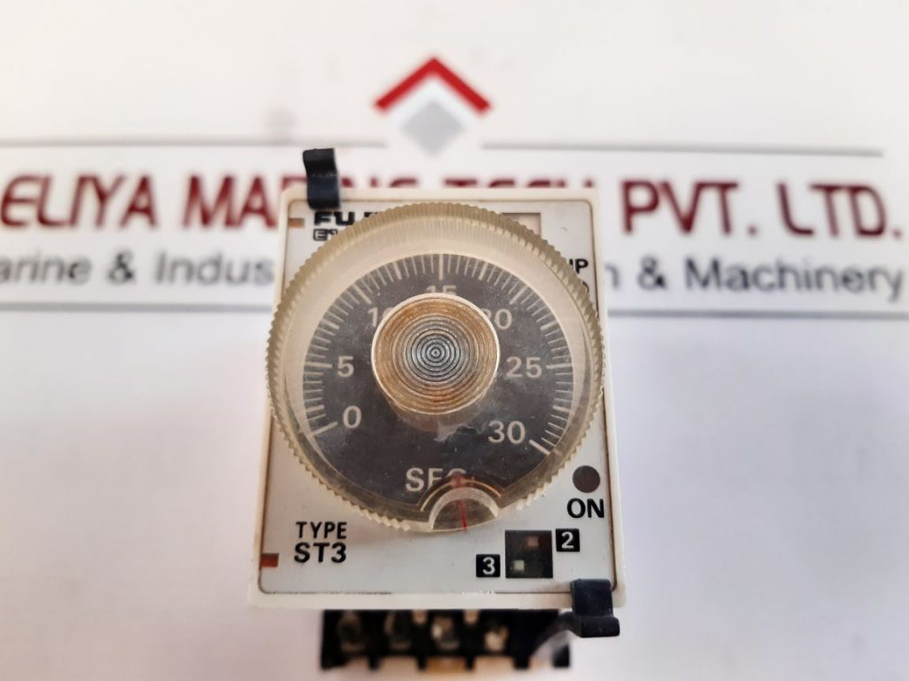 Fuji Electric St3p C-a Super Timer With Base 0 To 30 Sec - Aeliya Marine