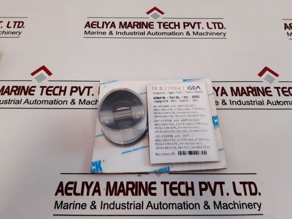 Gea 80103 Set-piston Bock Compressors - Aeliya Marine