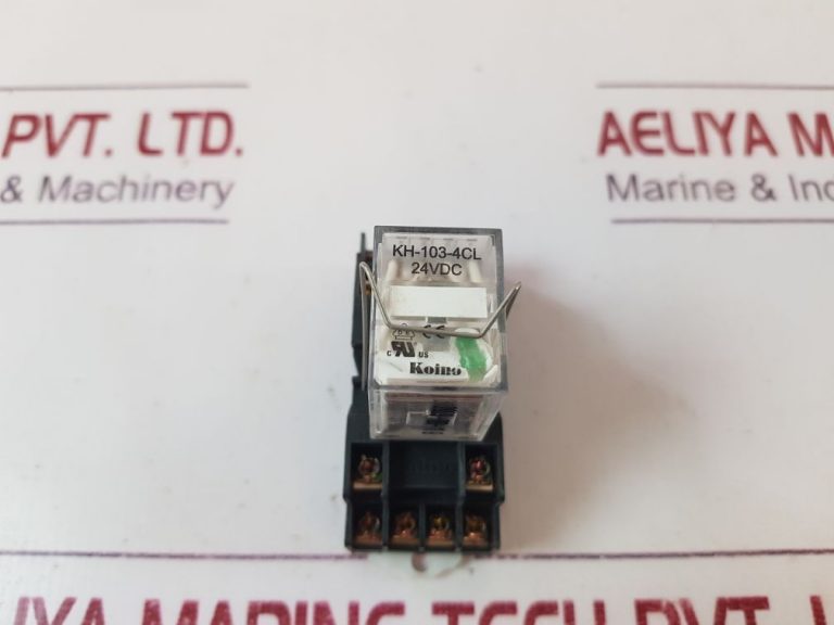 Koino Kh-103-4cl Relay With Base 24vdc - Aeliya Marine