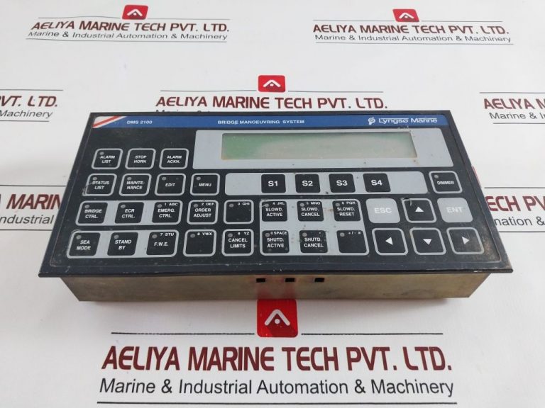 Lyngso Marine Dms 2100 Bridge Manoeuvring System Panel - Aeliya Marine