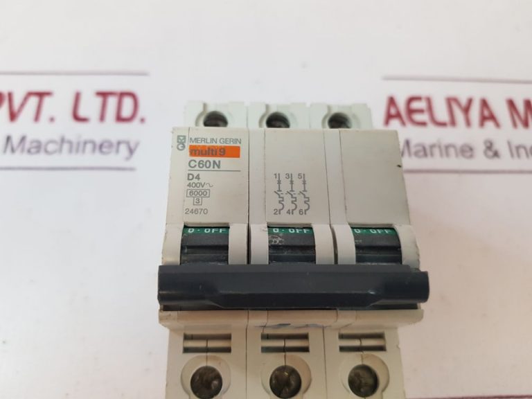 Merlin Gerin Multi9 C60n D4 Miniature Circuit Breaker 400v - Aeliya Marine