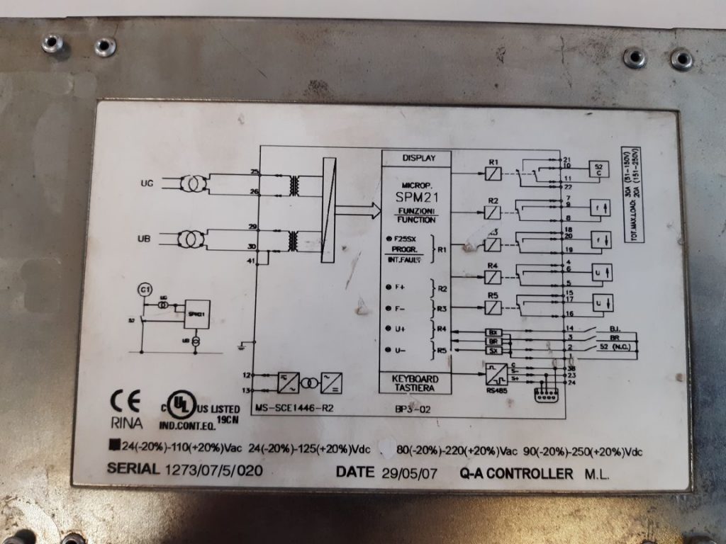 Microelettrica Scientifica Spm21 Synchronizing Relay - Aeliya Marine