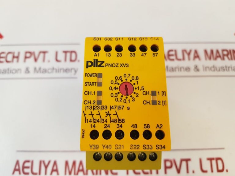 Pilz Pnoz Xv3 Safety Relay 24 Vdc - Aeliya Marine