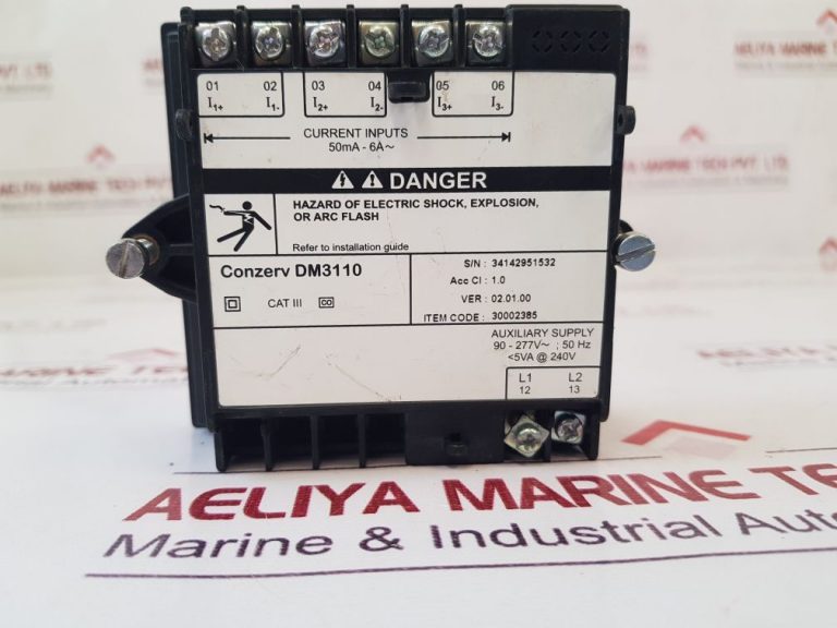 Schneider Electric Conzerv Dm3110 Ampere Energy Meter - Aeliya Marine