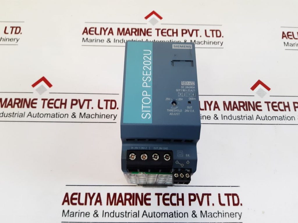 Siemens Sitop Pse202u Redundancy Module 6ep1961-3ba21 - Aeliya Marine