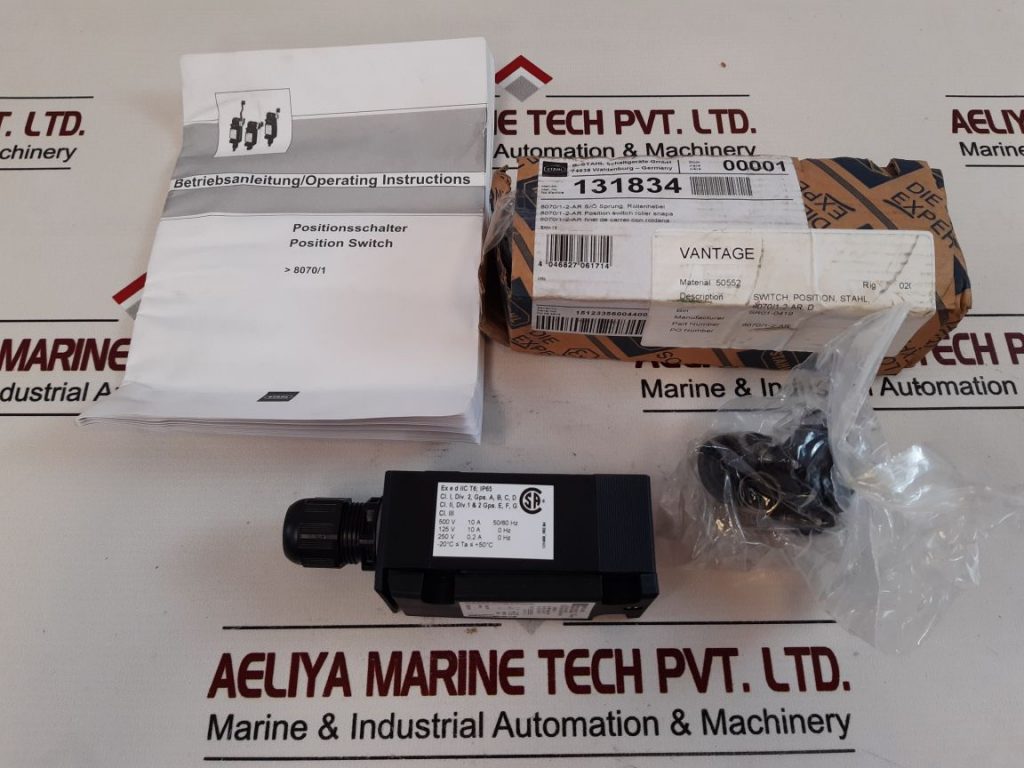 Stahl 8070/1-2-ar Position Switch Ip65 - Aeliya Marine