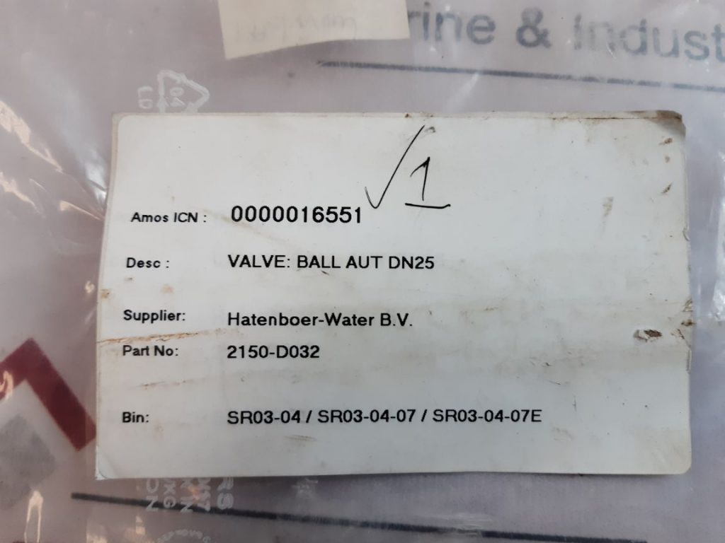 Asv Stubbe 1370870002 Ball Valve 2150-d032 Electric Actuator - Aeliya ...