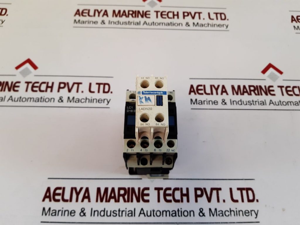 Telemecanique Lc1 D18 0 Contactor With Contact Block Ladn20 - Aeliya Marine