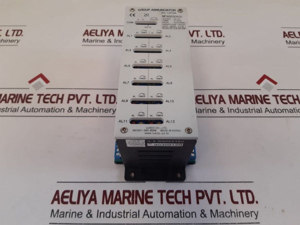 Westronics Luxco Co Sa-12psm Group Annunciator Alarm Unit Dc24v ...
