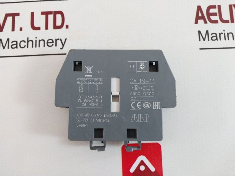 Abb Cal19-11 Auxiliary Contact Block - Aeliya Marine
