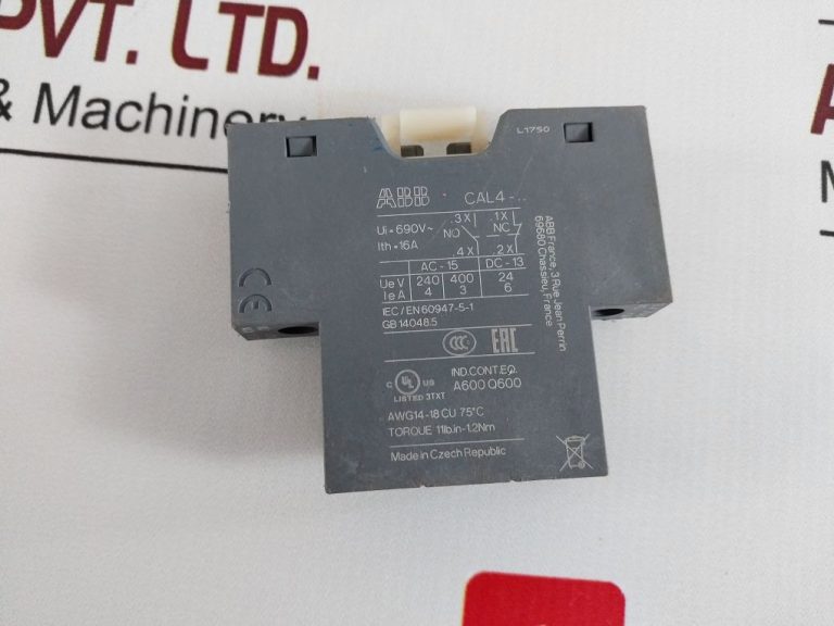 Abb Cal4-11 Auxiliary Contact Block - Aeliya Marine