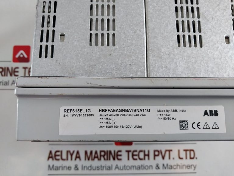 Abb Weidmuller Ref615 Feeder Protection Relay - Aeliya Marine