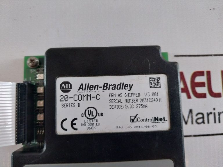 Allen-bradley Rockwell Automation 20-comm-c Communication Adapter ...