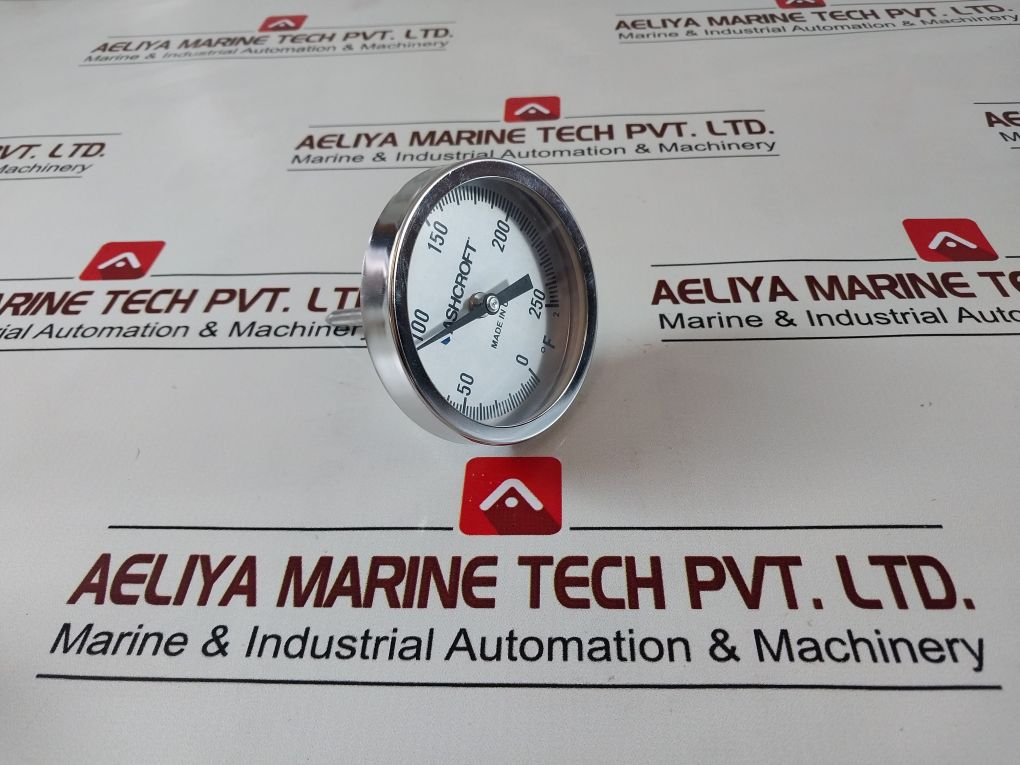 Ashcroft 0-250°f Temperature Gauge 0-250°f - Aeliya Marine