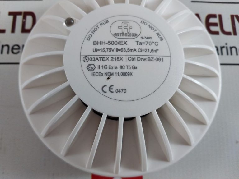 Autronica Bhh-500/ex Smoke Detector - Aeliya Marine