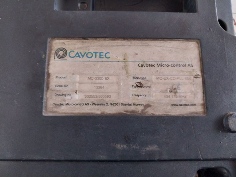 Cavotec Mc-3300-ex Remote Control Unit - Aeliya Marine