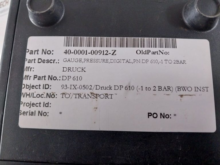 Druck Dpi 610 Pressure Calibrator(Not Working) - Aeliya Marine