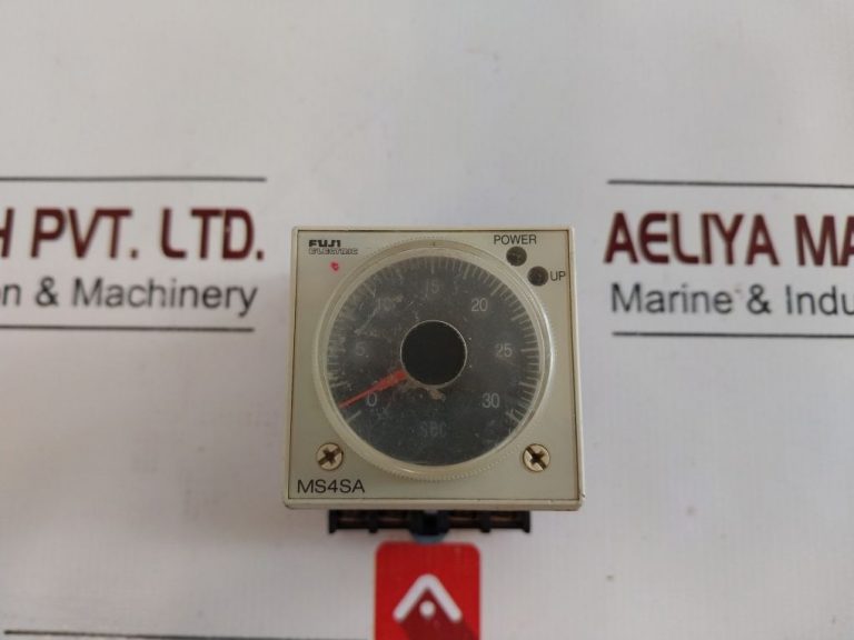 Fuji Electric Ms4sa-ap Super Timer Relay With Base 0-30 Sec - Aeliya Marine