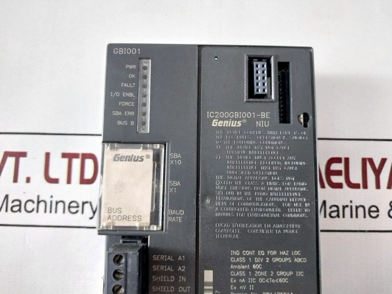 Ge Fanuc Ic200gbi001-be Network Interface Unit Module - Aeliya Marine