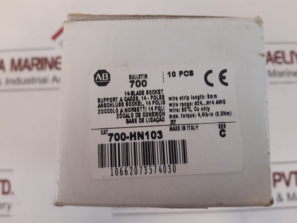 Allen-bradley 700-hn103 Miniature Relay Socket Ser.: C - Aeliya Marine