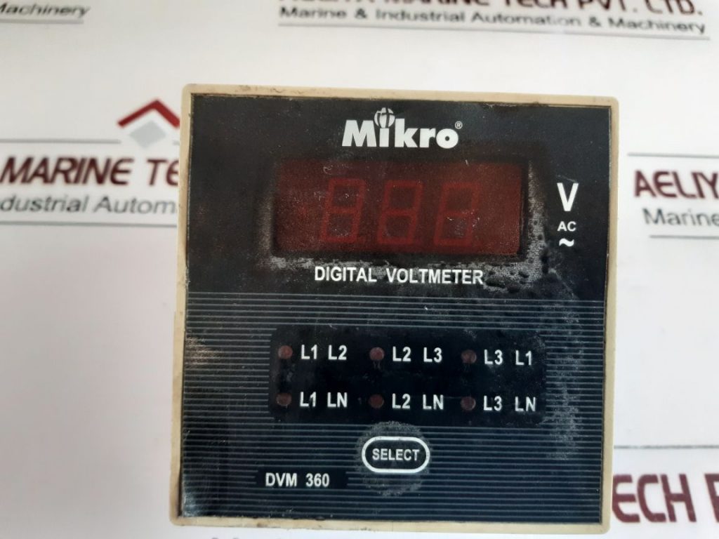Mikro Dvm 360 Digital Voltmeter - Aeliya Marine