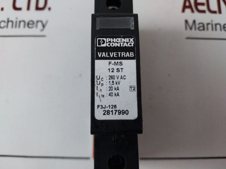 Phoenix Contact F-ms 12 St Valvetrab Surge Protection Plug - Aeliya Marine