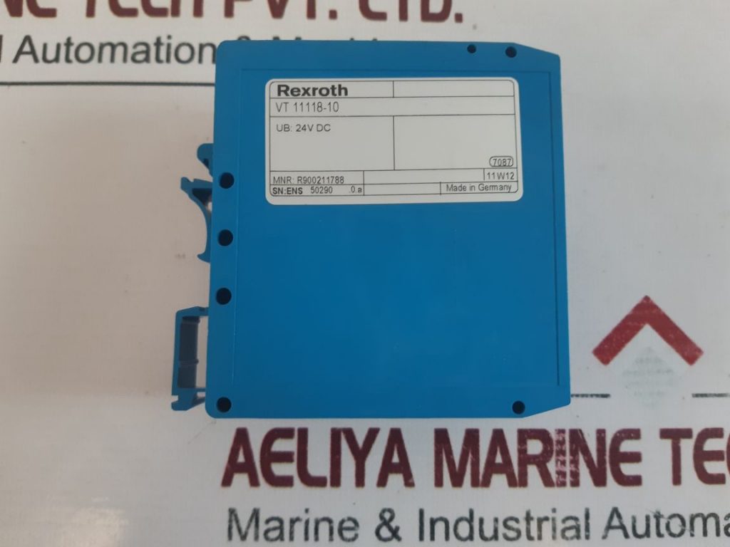 Rexroth Vt11118-10 Analog Amplifier Module 24vdc - Aeliya Marine