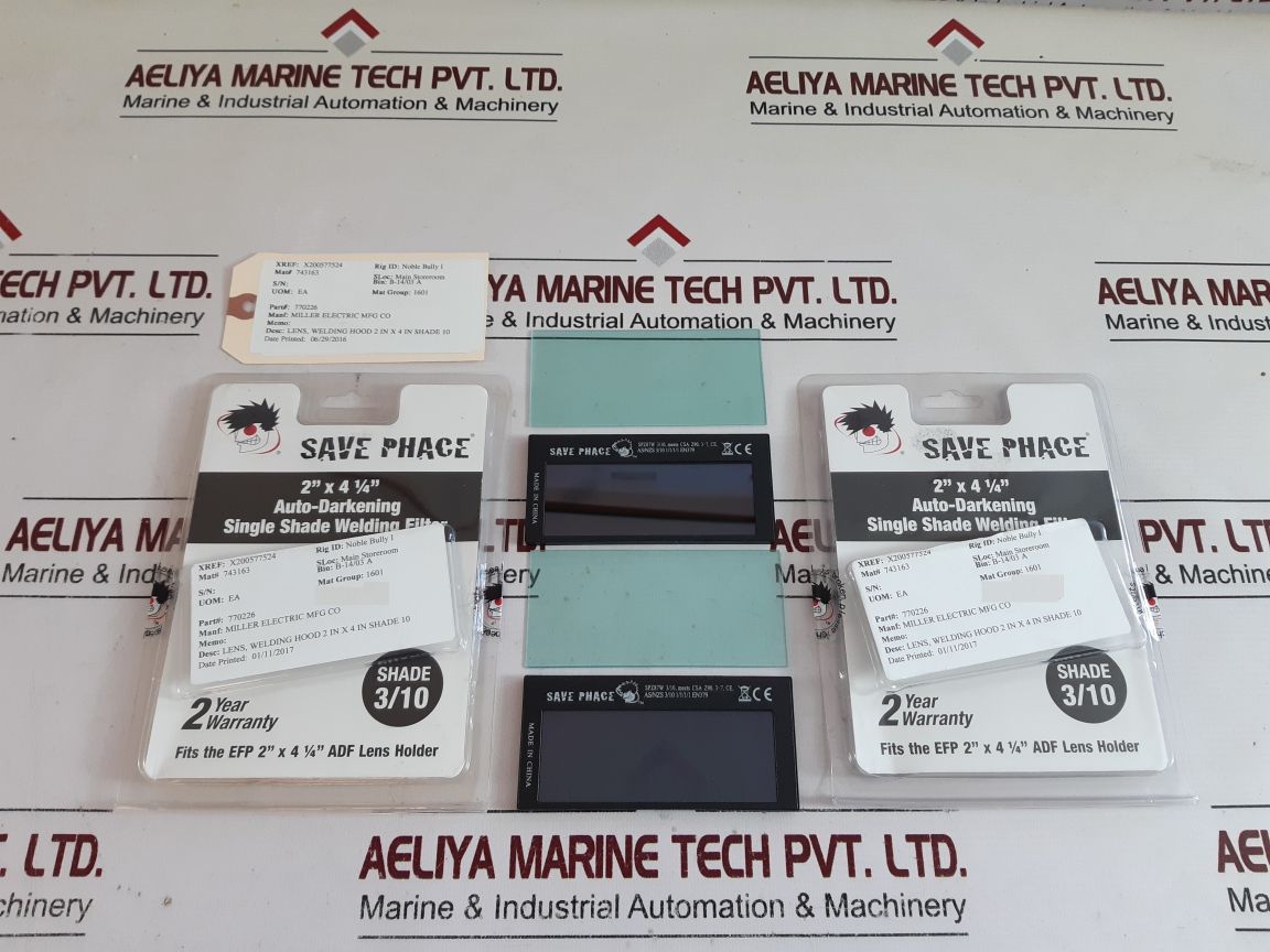 Save Phace Spz87w 3/10 Welding Hood Lens - Aeliya Marine