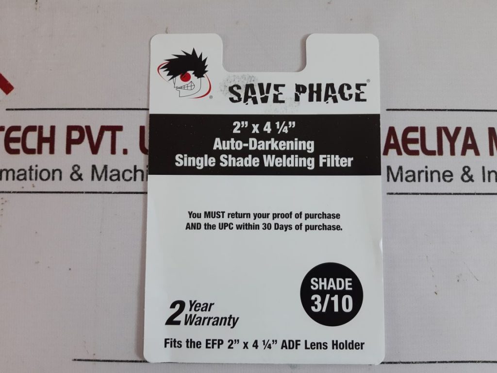 Save Phace Spz87w 3/10 Welding Hood Lens - Aeliya Marine