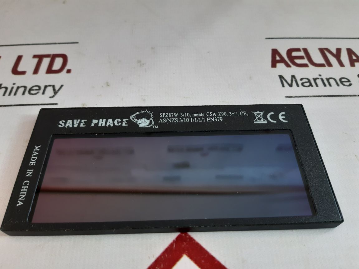 Save Phace Spz87w 3/10 Welding Hood Lens - Aeliya Marine