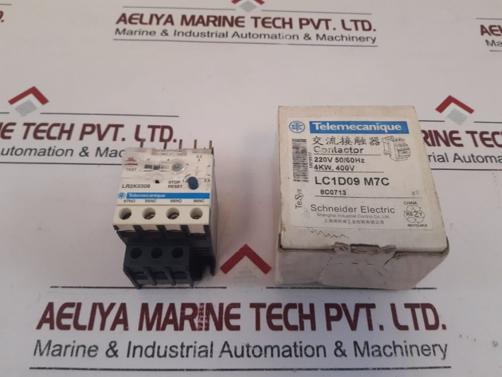 Telemecanique Schneider Lr2k0308 Thermal Overload Relay - Aeliya Marine