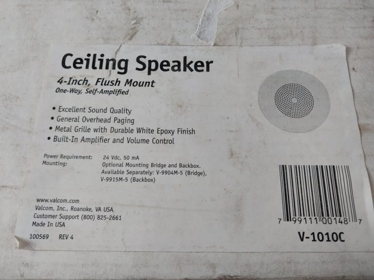 Valcom V-1010c Ceiling Speaker - Aeliya Marine