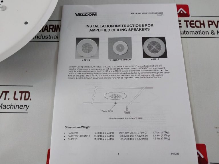 Valcom V-1020c Ceiling Speaker - Aeliya Marine