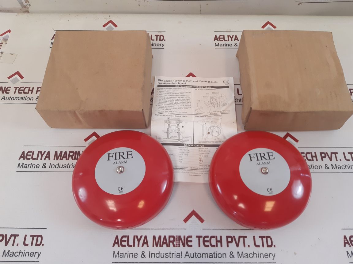 Vimpex Kobishi Electric Mbf-6ev-24 Fire Alarm Bell - Aeliya Marine