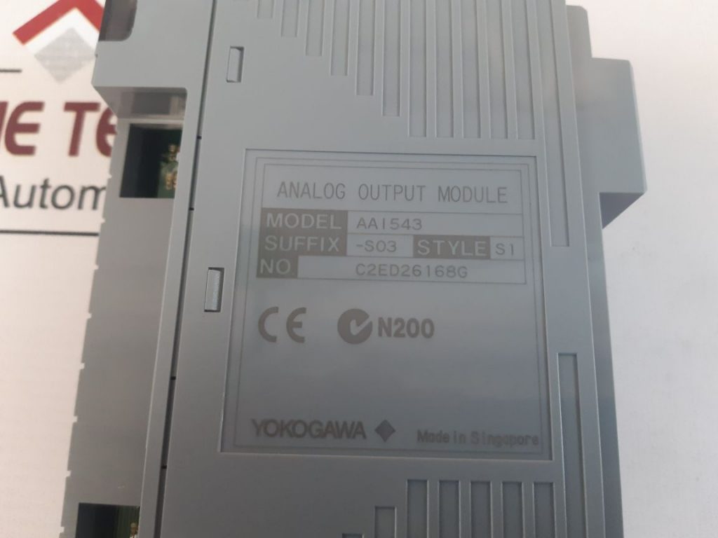 Yokogawa Aai543-s03 Analog Output Module - Aeliya Marine