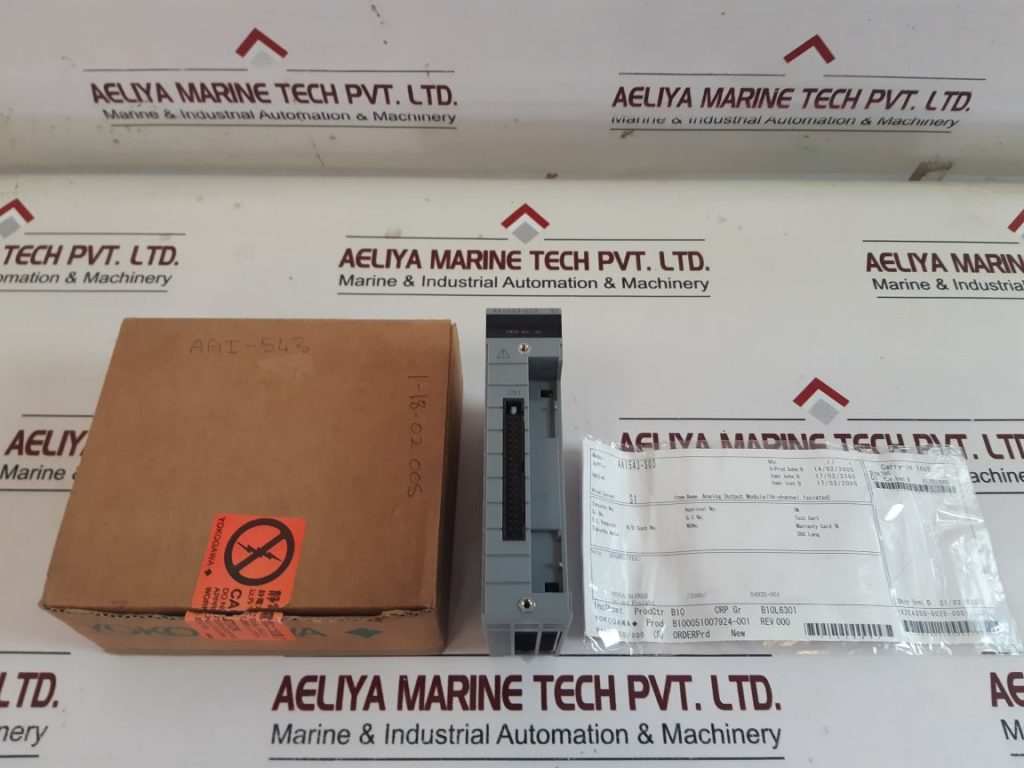 Yokogawa Aai543 Analog Output Module - Aeliya Marine