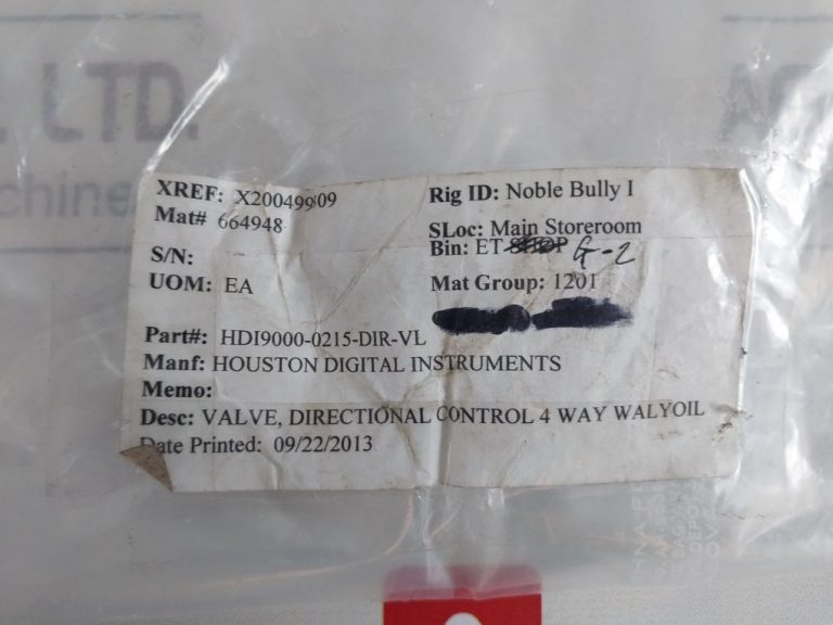 Houston Digital 7gh121100 Directional Control Valve - Aeliya Marine